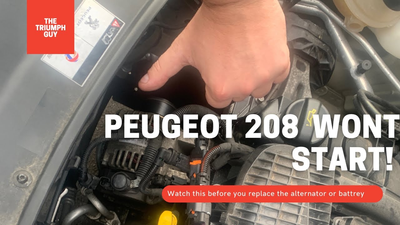 Peugeot 208 Won’t Start Due to Smart Alternator - Emergency Fix ...