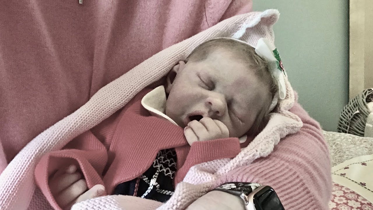 Holding my full bodied silicone baby Beatrix( collectors doll) and a ...