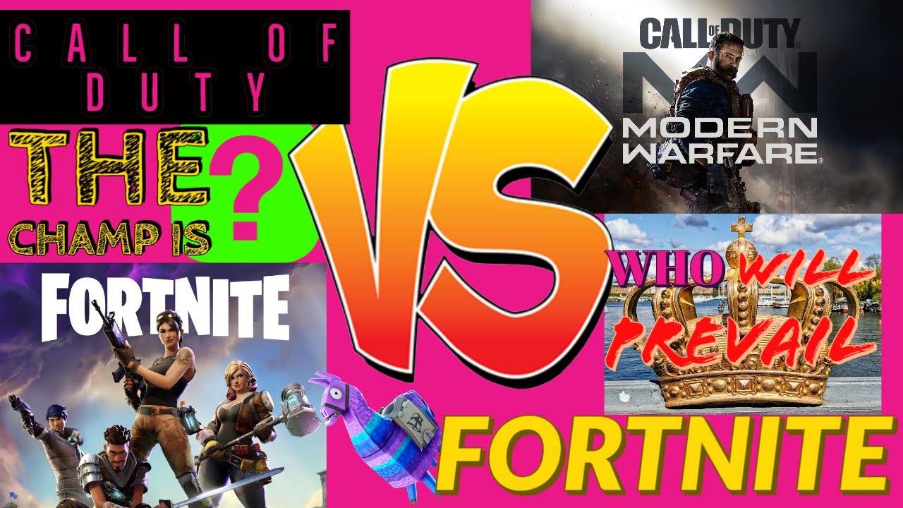 WHICH is better CALL OF DUTY or FORTNITE?! - YouTube