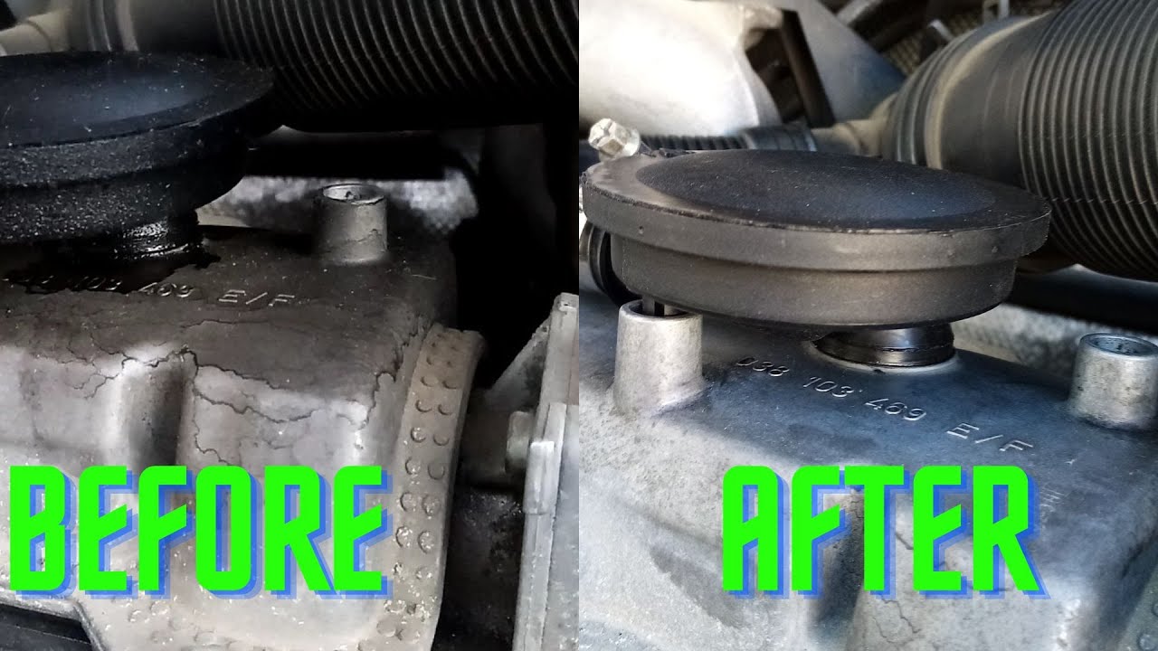 Crankcase ventilation PCV for 1.9 TDI - YouTube