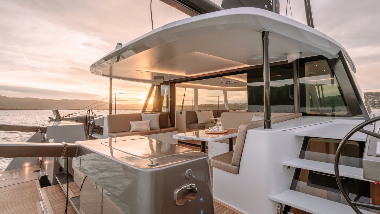 Interior Showcase | KC54 Kealoha | Kinetic Catamarans - YouTube