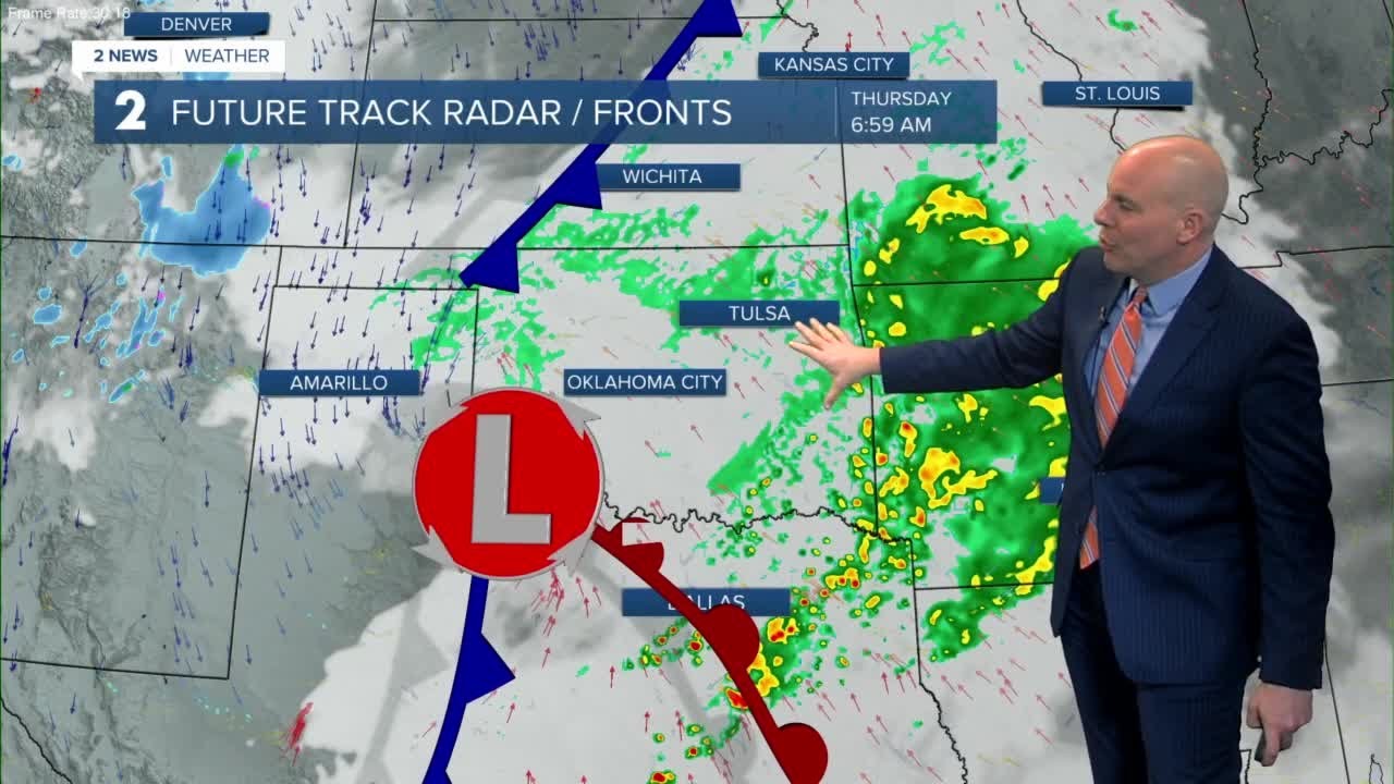 Shower chances increase into Thanksgiving - YouTube