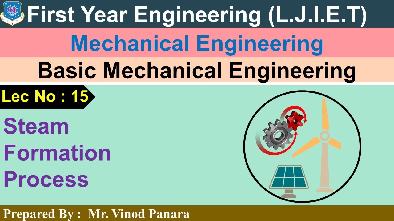 Lec-15_Steam formation process |Basic mechanical engineering |First ...