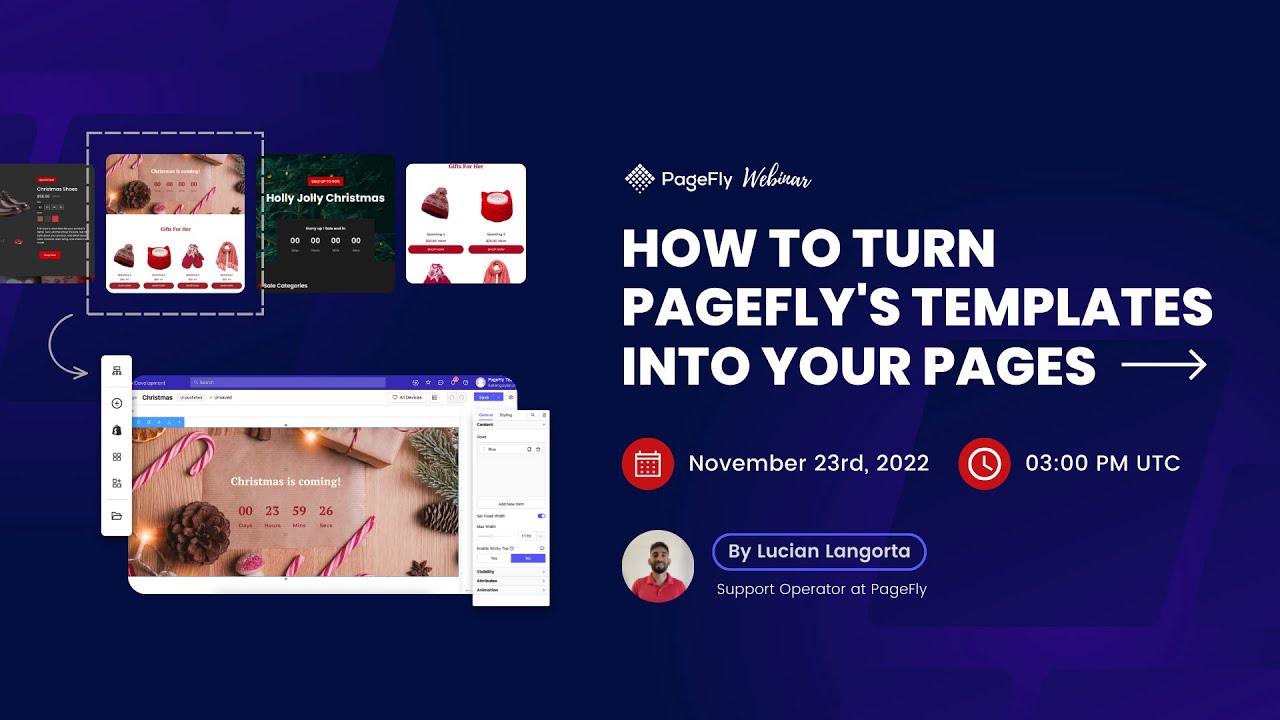 How To Turn PageFly's Template Into Your Pages - YouTube