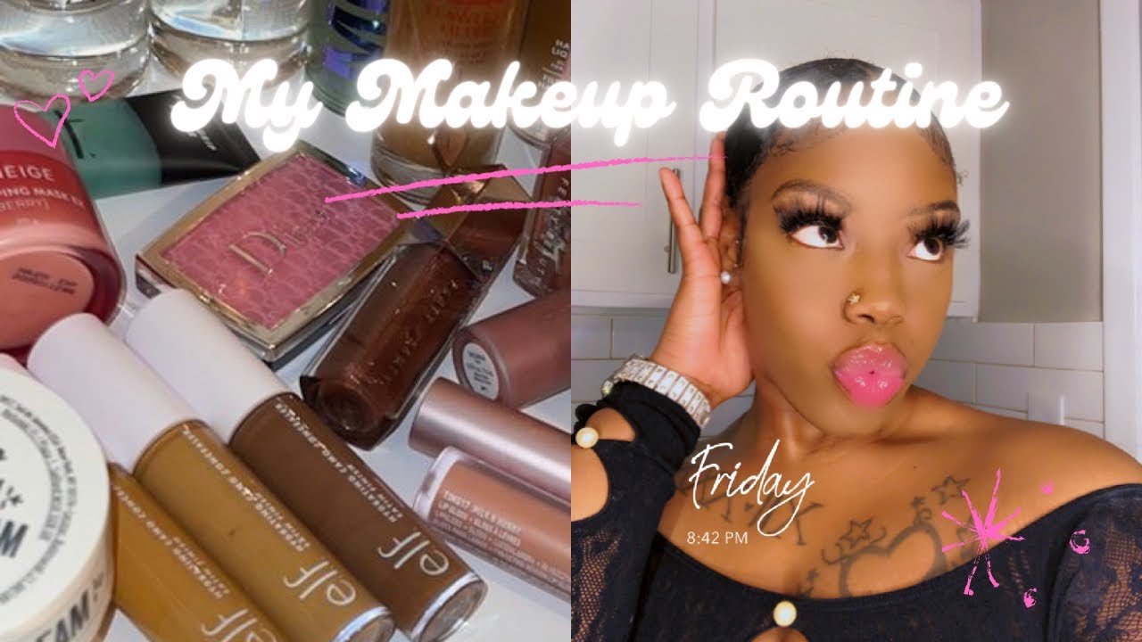 DO MY MAKEUP WITH ME | MY DAILY MAKEUP ROUTINE , GOOD PRODUCTS TO USE ...