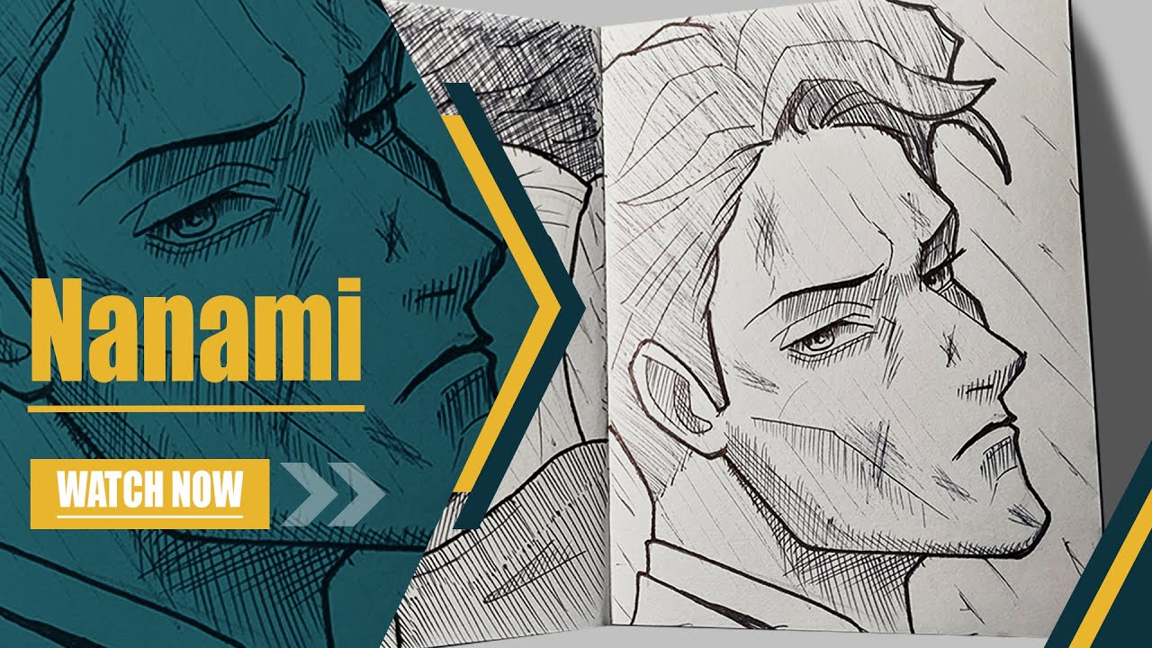 Drawing Nanami - Jujutsu Kaisen - YouTube