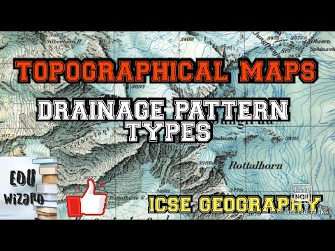 Drainage Patterns On Topographical Maps Explanation By Prabal Poddar ...