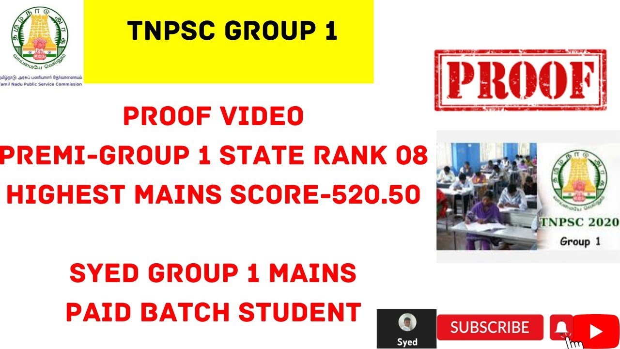 Proof Video| Group 1 State Rank 08 & Mains Topper Premi Syed Group 1 ...