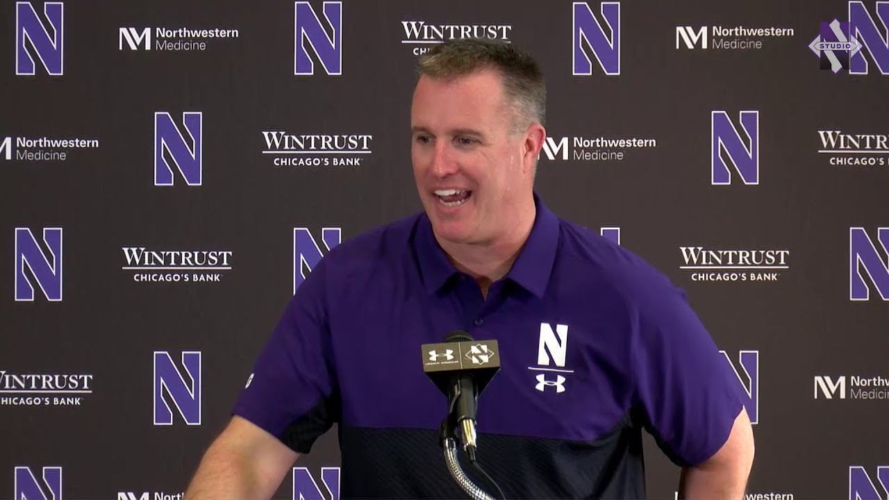Football - Iowa Pat Fitzgerald Post Game (10/26/19) - YouTube