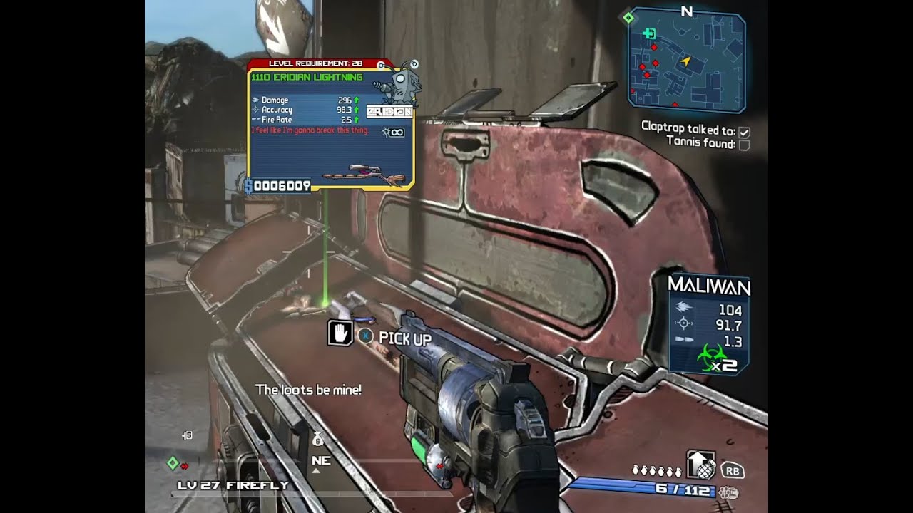 Borderlands Casual Playthrough Pt 7 Getting into Old Haven Early - YouTube