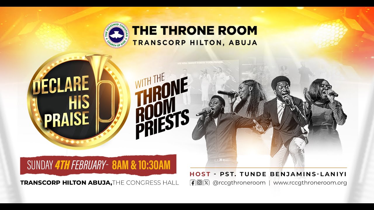 The Throne Room Priests at the February edition of Declare His Praise ...