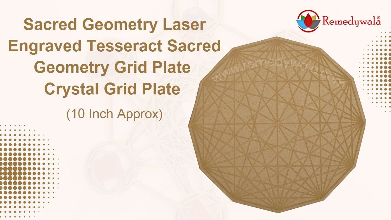 Unveiling Sacred Geometry: Exploring the Laser Engraved Tesseract Grid ...