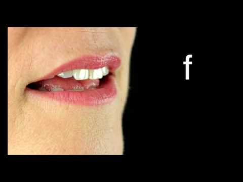 Letter F with Mouth Movement - YouTube