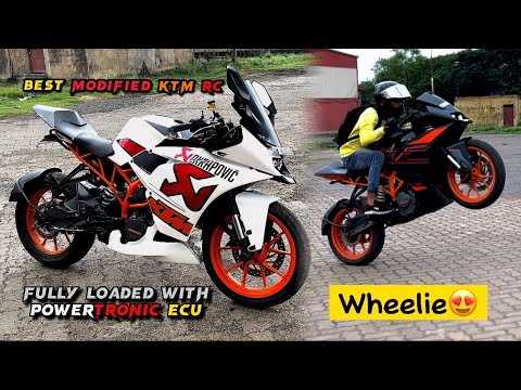 Best Modifications on KTM RC200 | Fully loaded RC | PowerTRONIC ECU for ...
