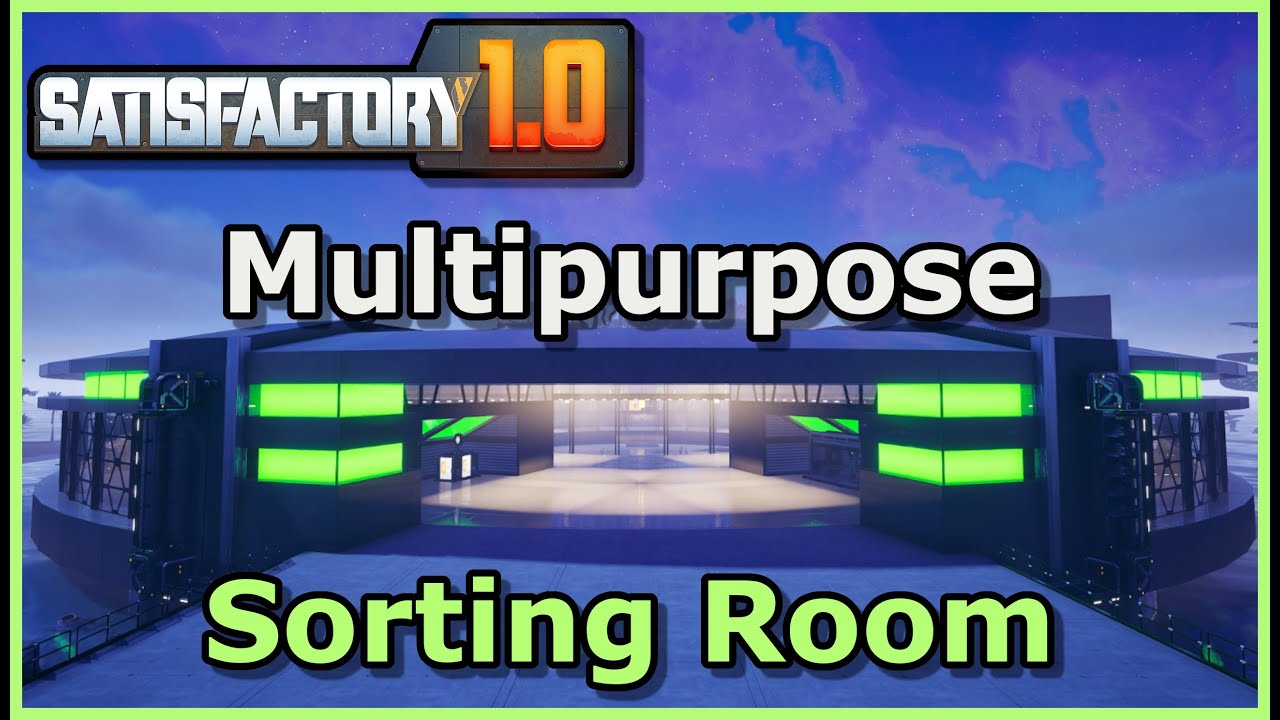 Satisfactory 1.0 - The Ultimate Adventure Sorting Room: Power Shards ...