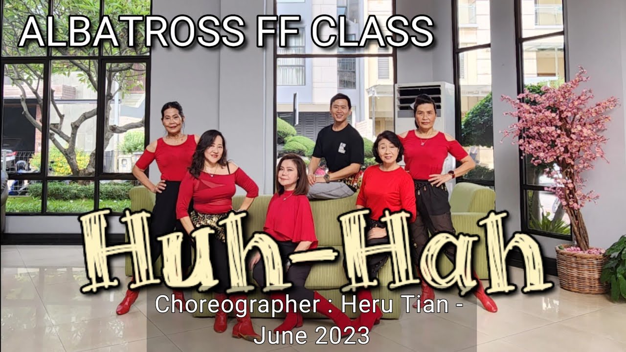 FF | Huh-Hah | LINE DANCE | Phrased Intermediate | Heru Tian - YouTube
