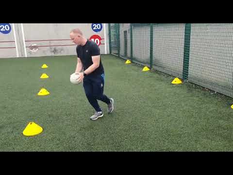 Basic Punt Kick activity-Fence/Goal kick - YouTube