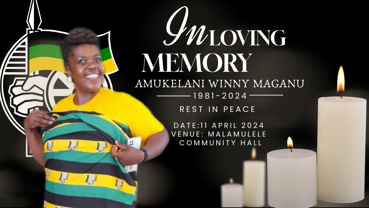MEMORIAL SERVICE OF AMUKELANI WINNY MAGANU - YouTube