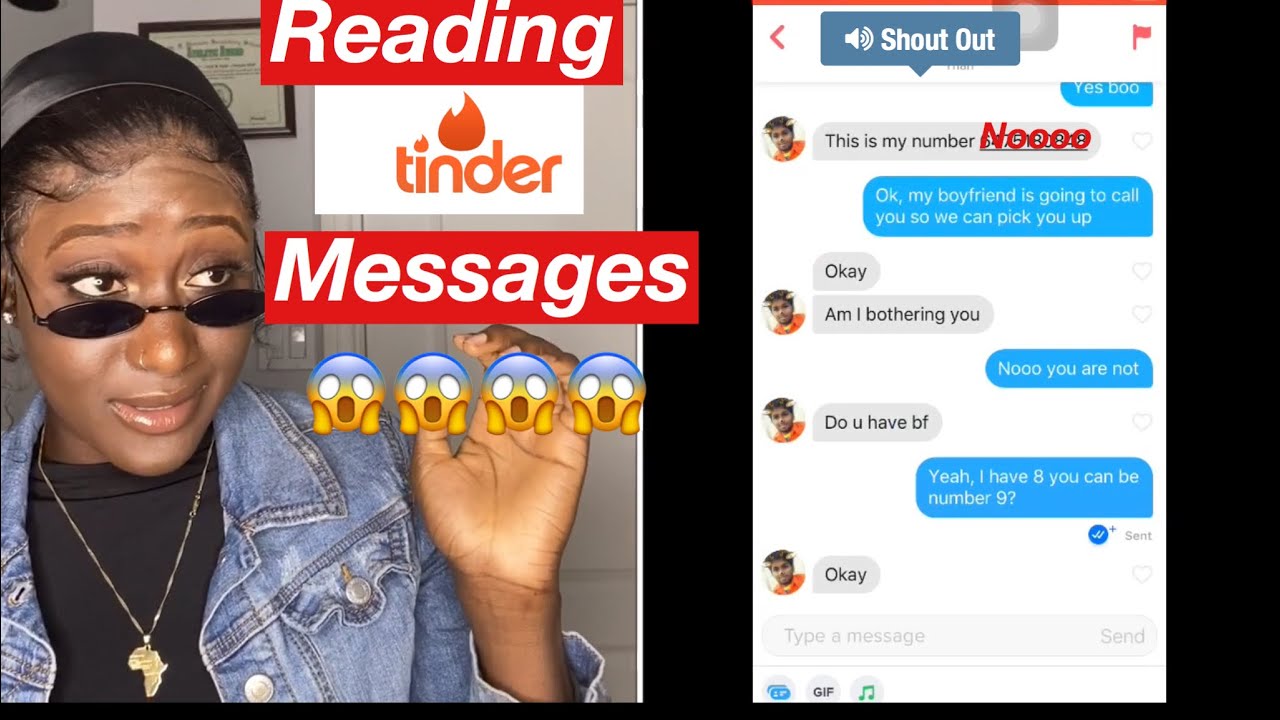 READING TINDER MESSAGES! I made a tinder for 30 min and this is what ...