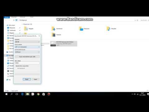WİN 10 cd silme ve biçimlendirme nasıl yapılır