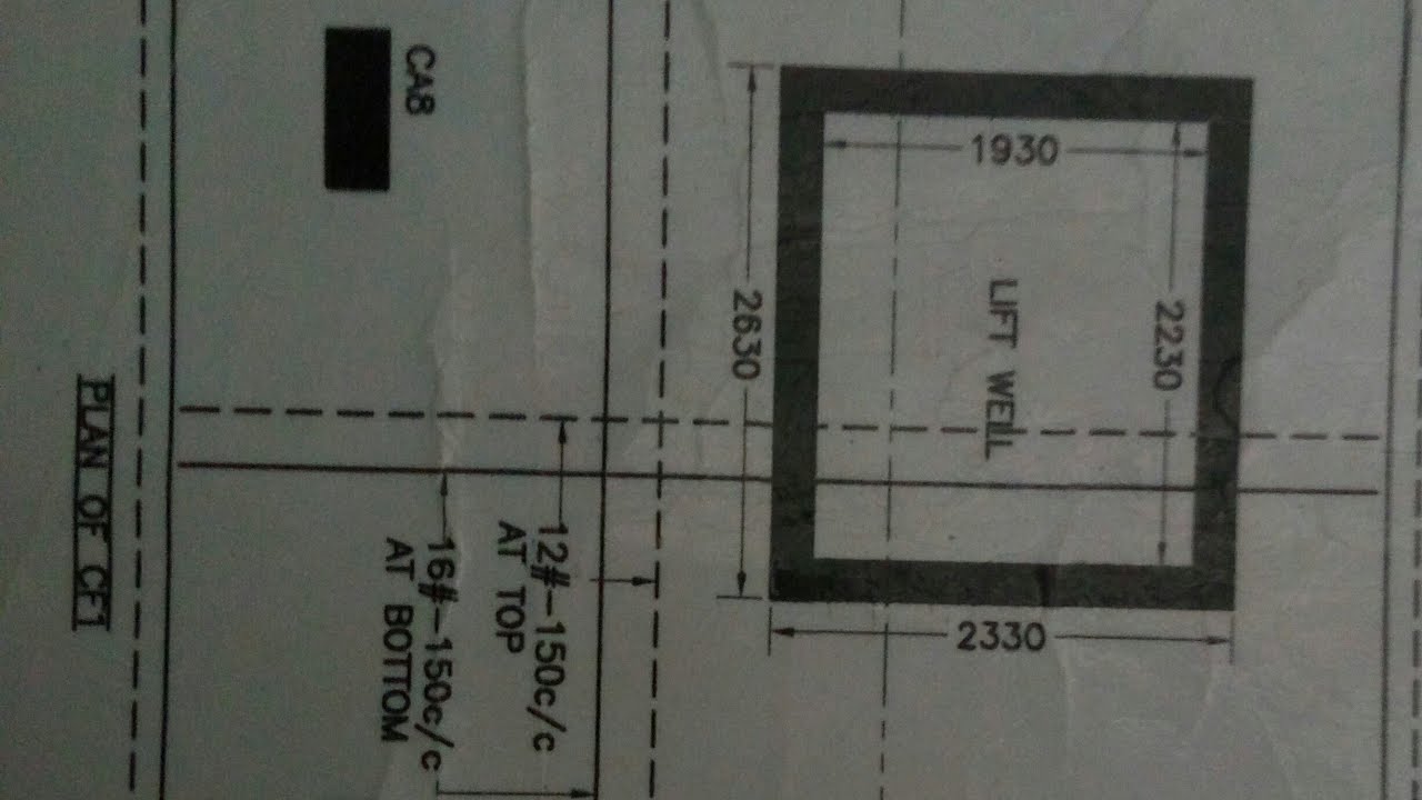 Footing detail of Lift in building - YouTube