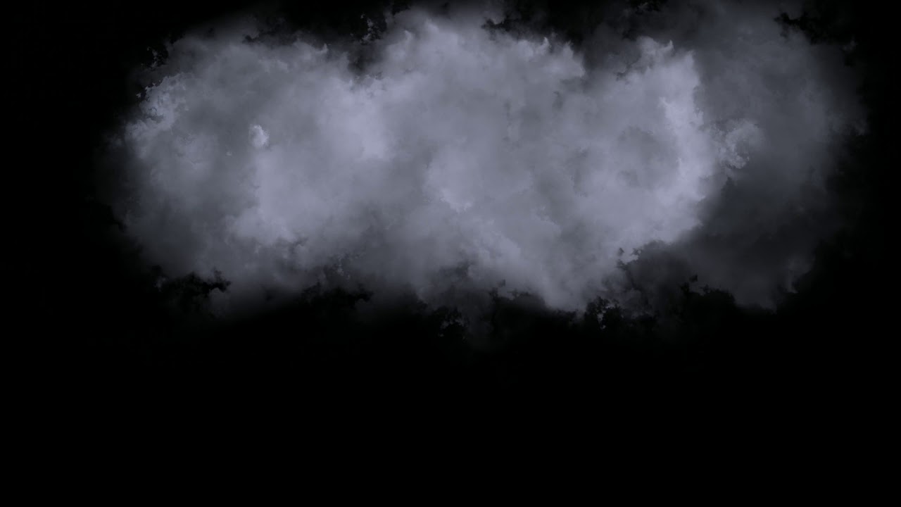 Moving clouds black screen - YouTube