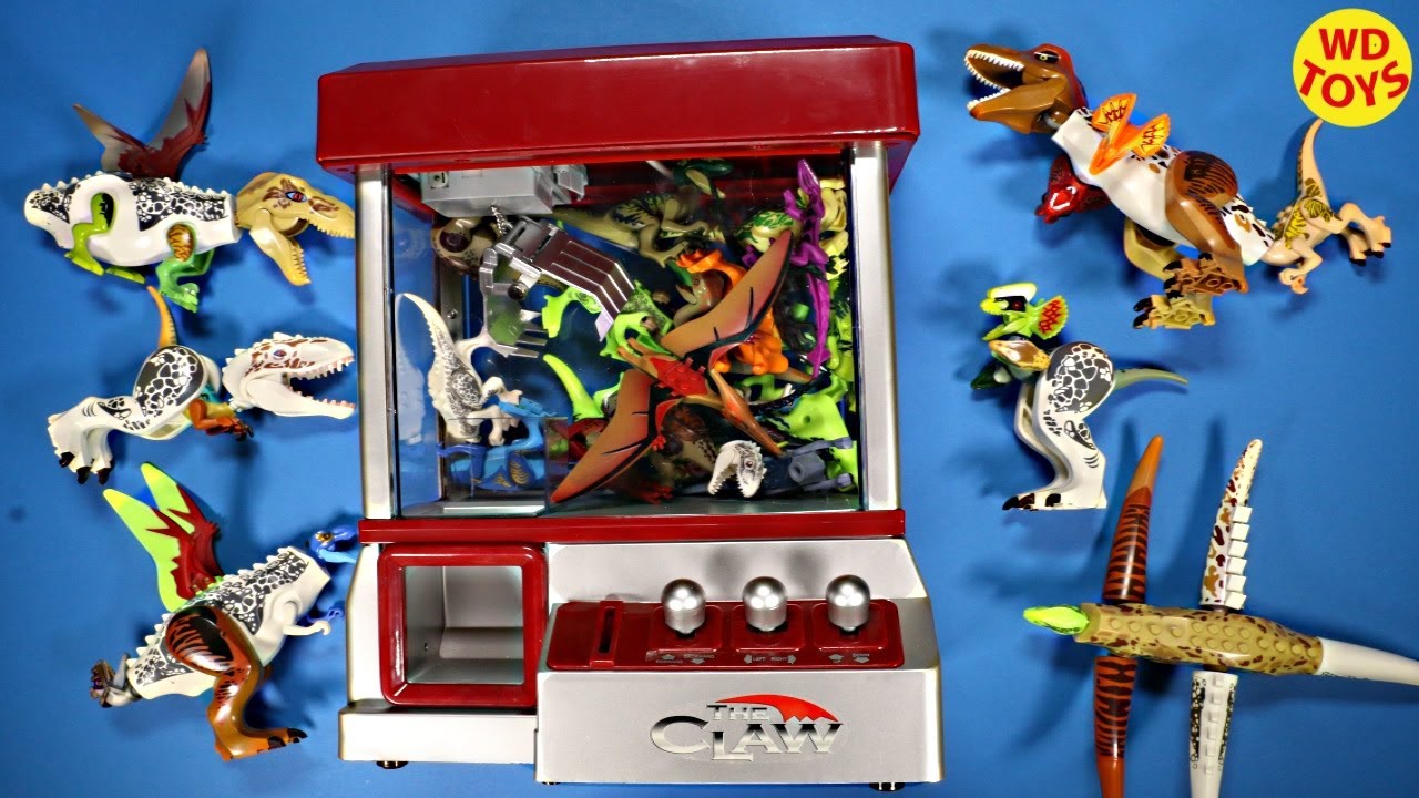 Lego Dinosaur Toys In Claw Machine Hybrid Mutant Dino's Indominus Rex ...