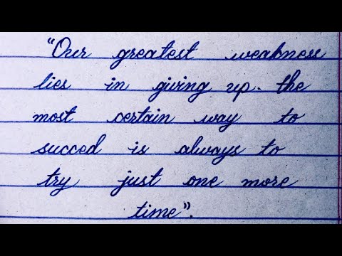 Best Cursive Handwriting Practice|Neat and Clean English Handwriting in ...