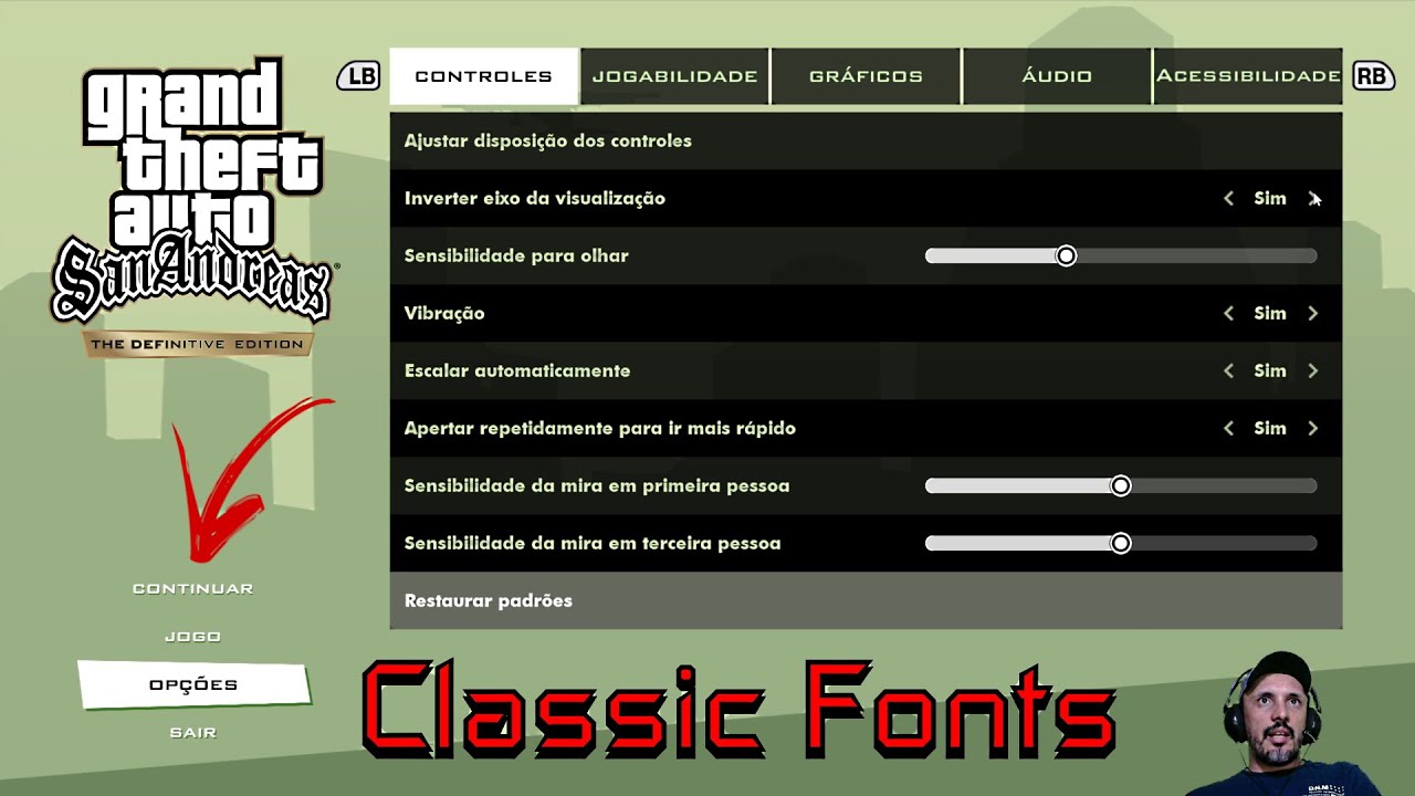 GTA TRILOGY MOD Classic Fonts (letras da versão clássica) Definitive ...