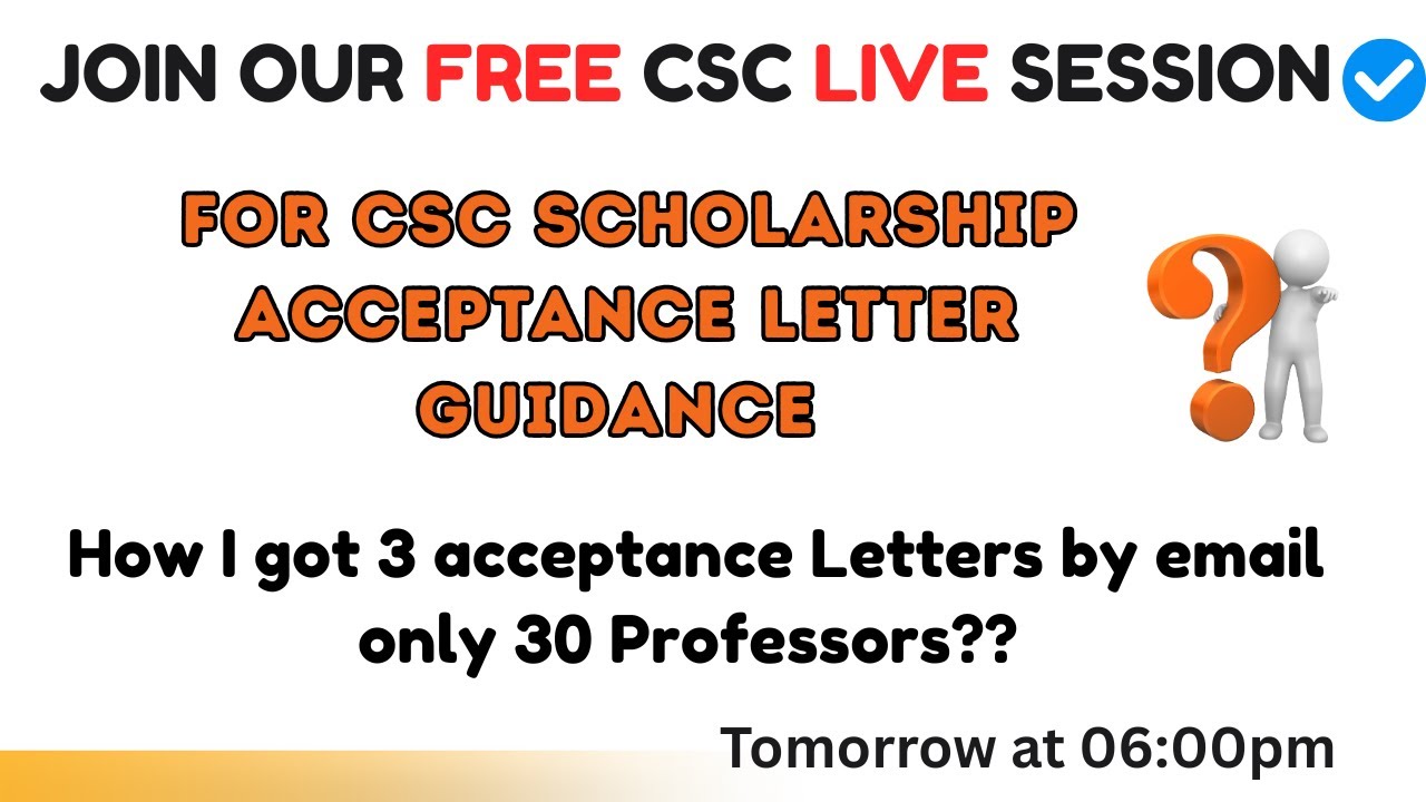 CSC Acceptance Letter Guidance What You Need To Know - YouTube