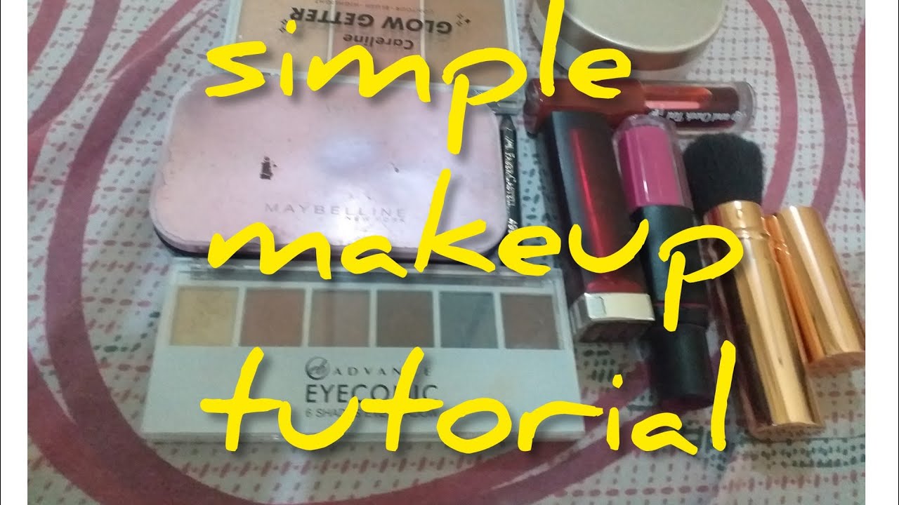 simple makeup tutorial - YouTube