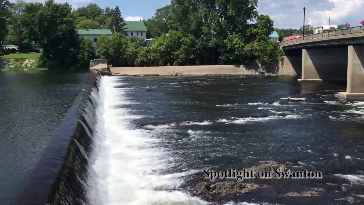 Swanton Vermont, the dam overlook at Marble Mill - YouTube