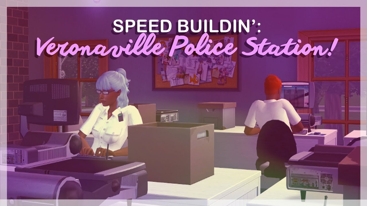 The Sims 2 - Speed Buildin' : Veronaville Police Station. - YouTube