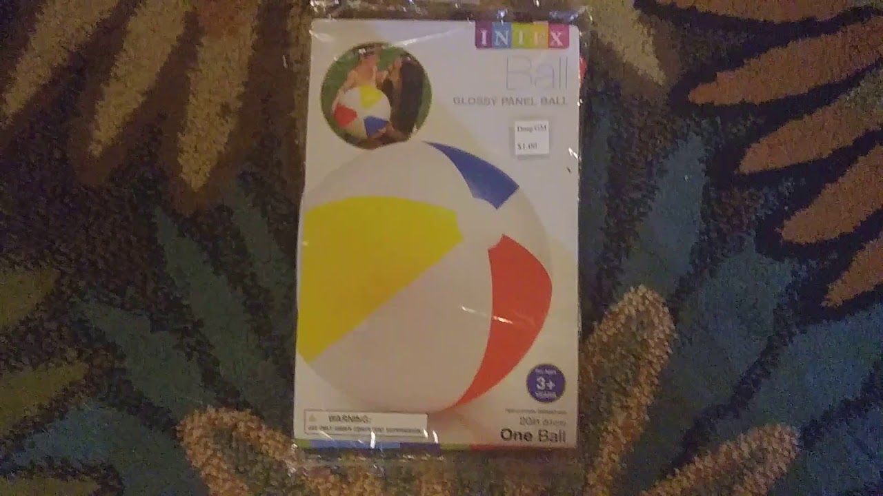 20 INCH BEACH BALL PART 1 - YouTube