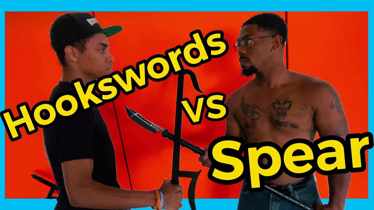 Ultimate Battle Between Hook Swords and Spear - YouTube
