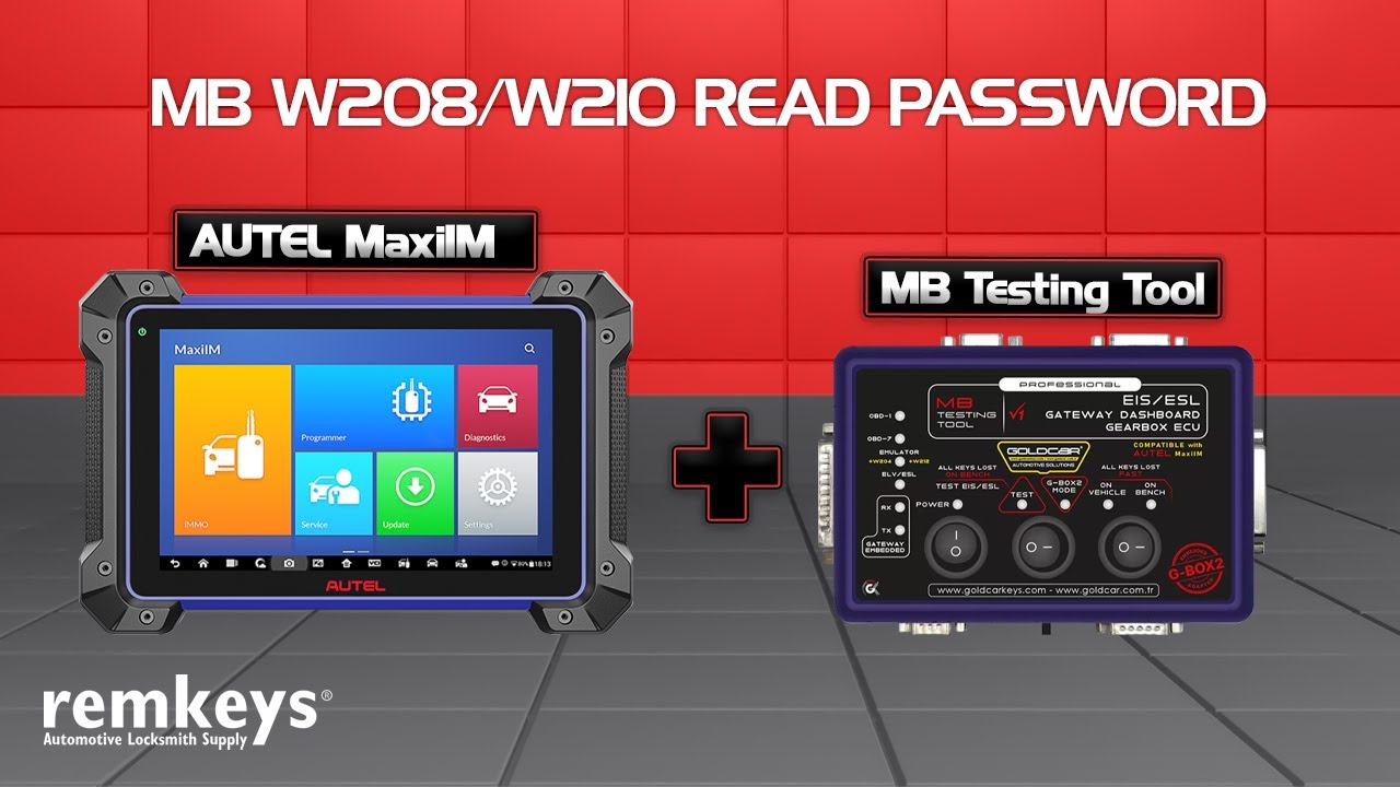 How to Get W208 / W210 Password with Goldcar Professional Mb Eis Esl ...