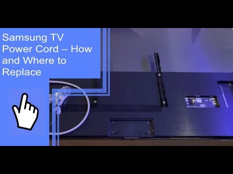 Samsung TV Power Cord – How and Where to Replace - YouTube