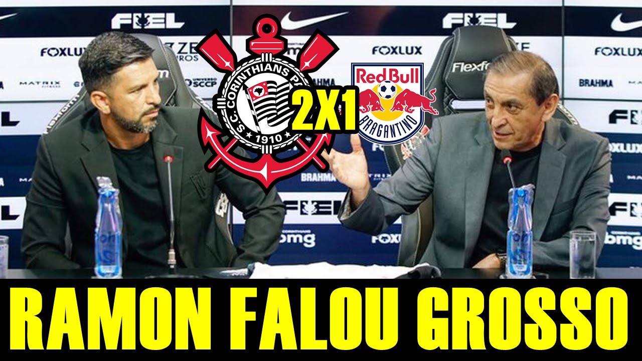 COLETIVA AO VIVO COM RAMON DÍAZ RED BULL BRAGANTINO X CORINTHIANS PELO ...