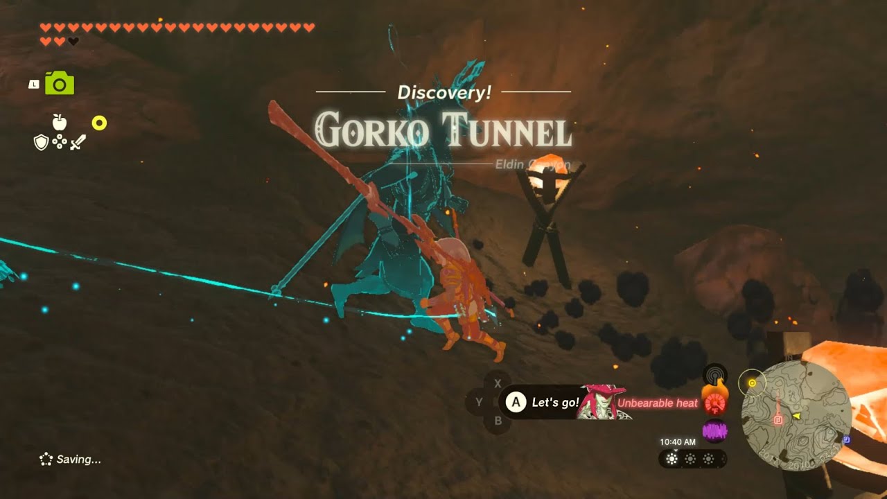 Legend of Zelda Tears of the Kingdom: Gorko Tunnel - YouTube