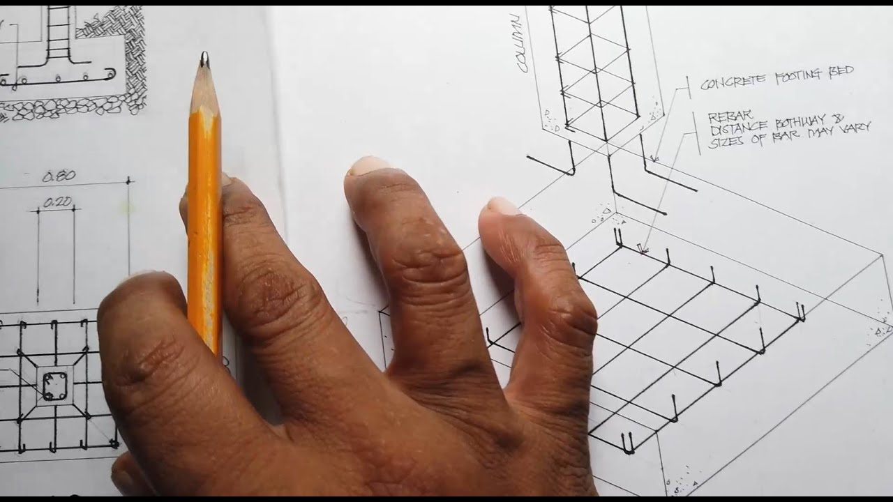 Basic Knowledge on typical footing design #tutorial #58 - YouTube