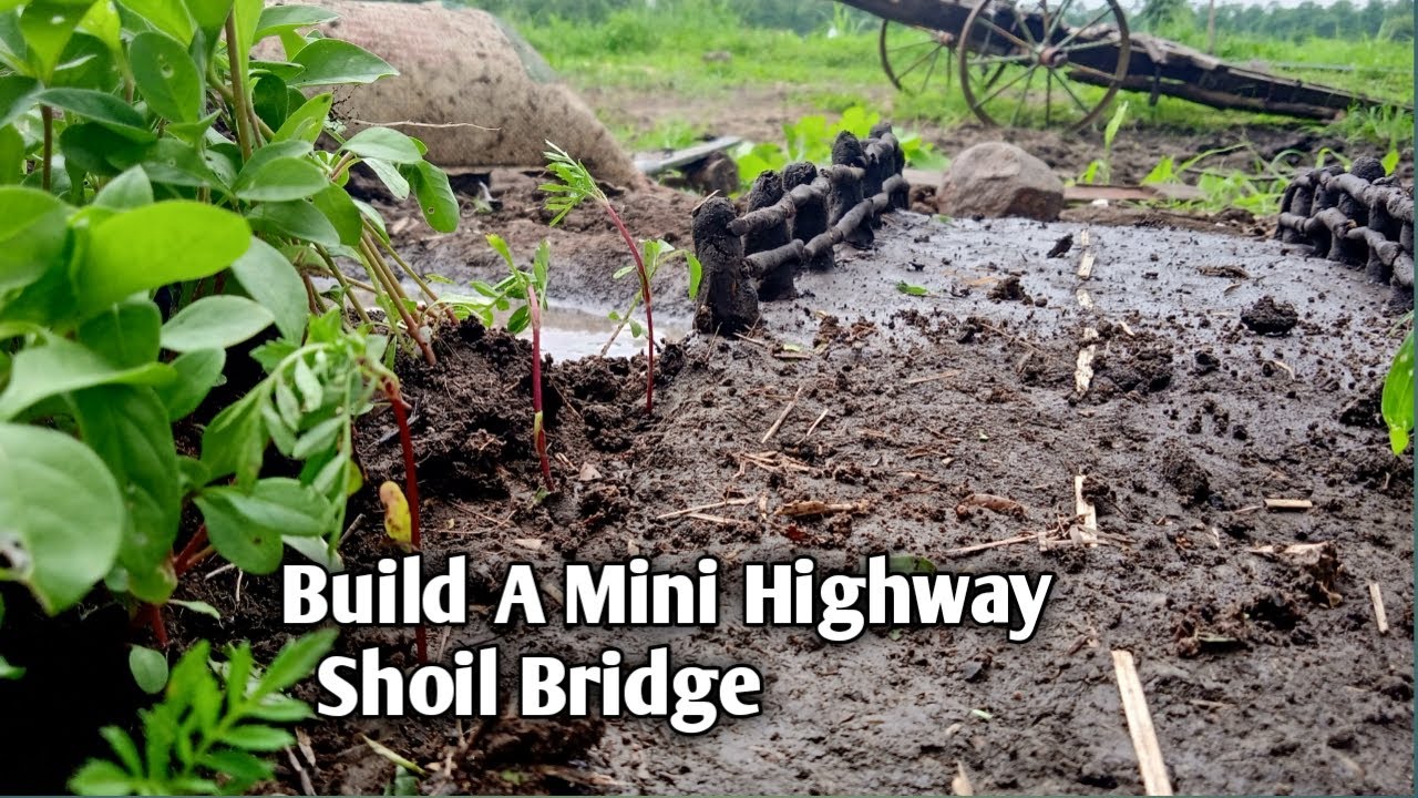 Build A Mini Shoil Bridge || छोटा मिट्टी का पुल बनाना || How To Make ...