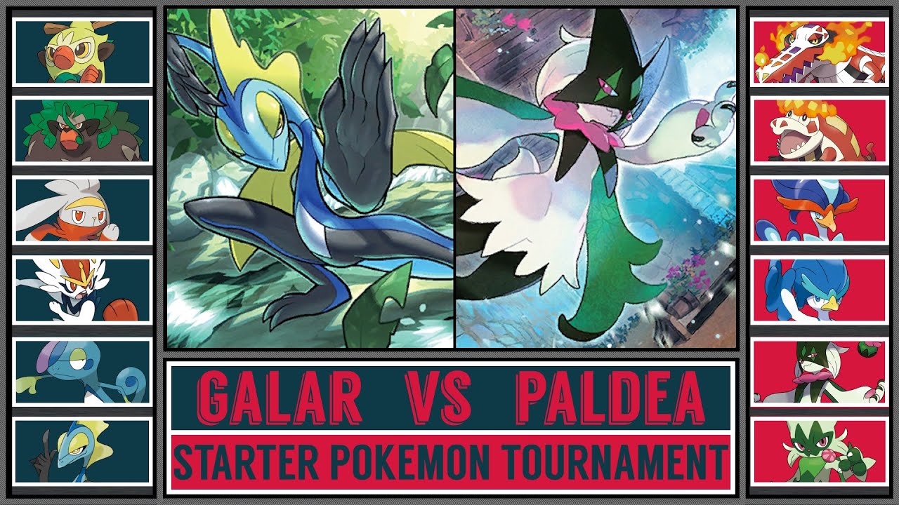 GALAR vs PALDEA | Starter Pokémon Tournament [Battle #7] - YouTube