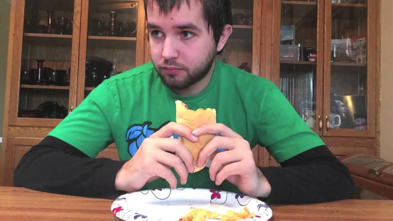 Eating a Hot Dog in Reverse - YouTube