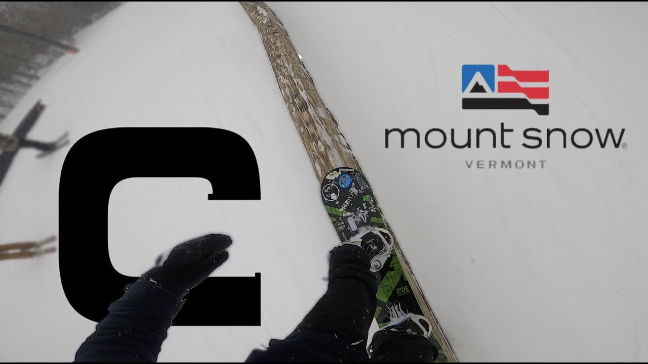 Snowboarding The #1 RATED TERRAIN PARK ON THE EAST! (MOUNT SNOW ...