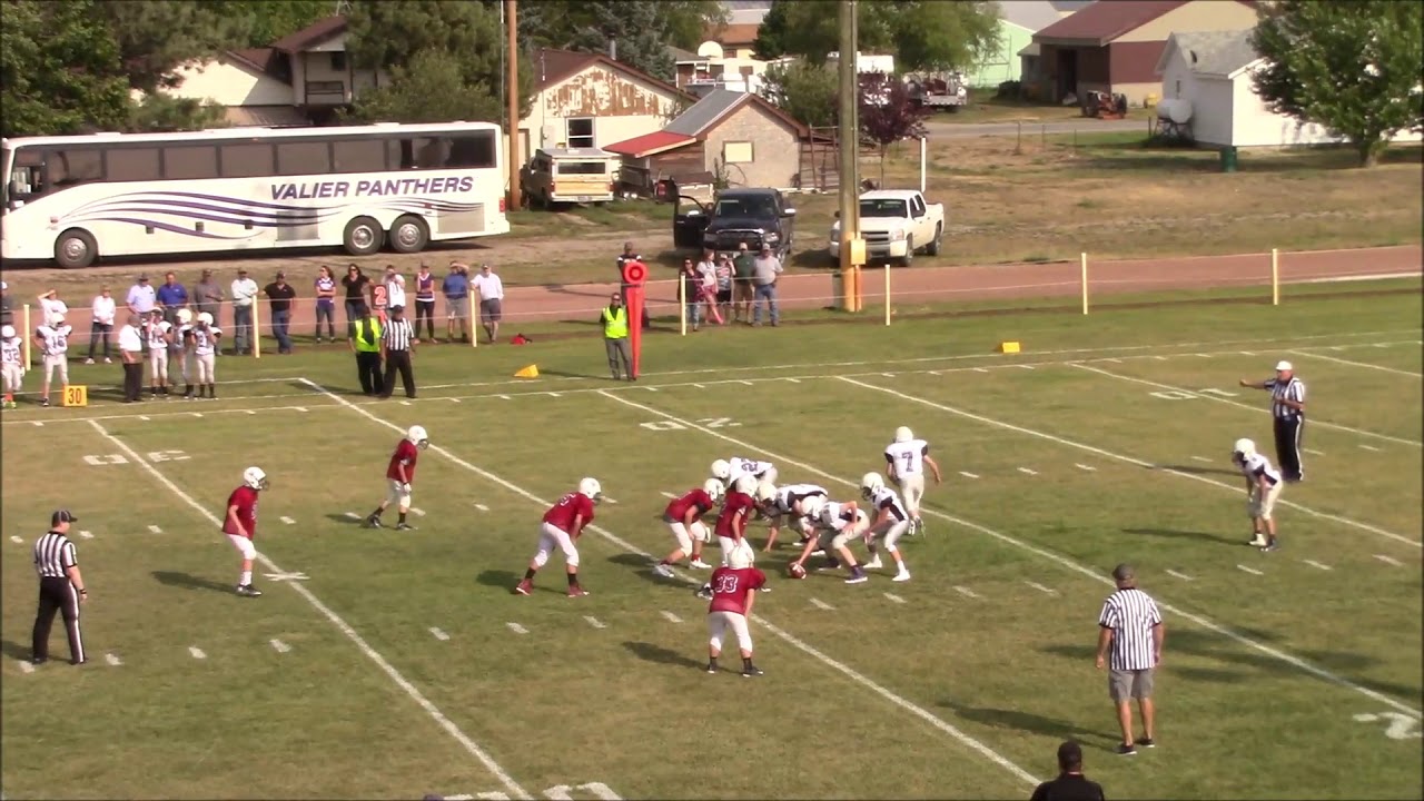 Valier Panthers Junior High Football vs. Power/Dutton/Brady Titans 2018 ...