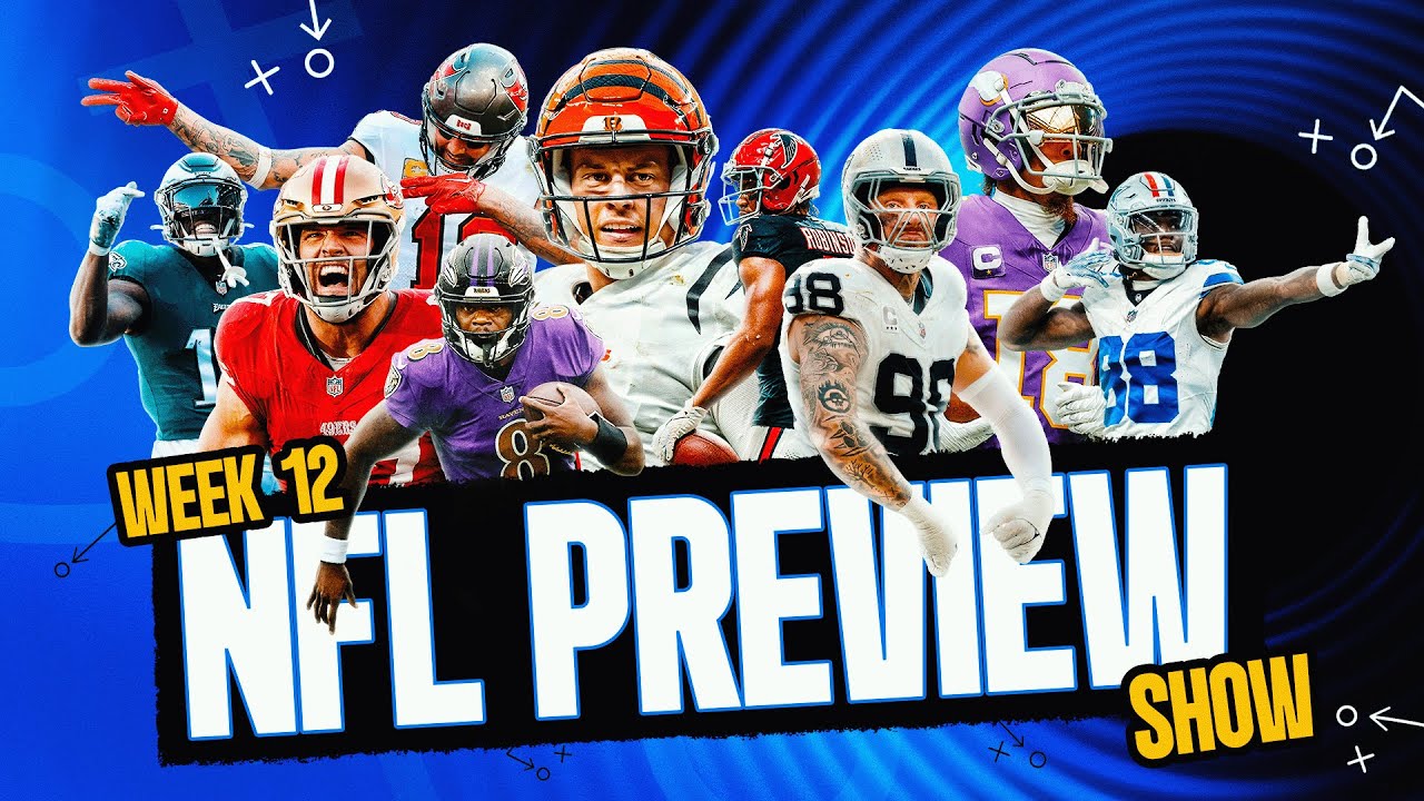 2024 NFL Week 12 Preview Show | PFF NFL Show - YouTube