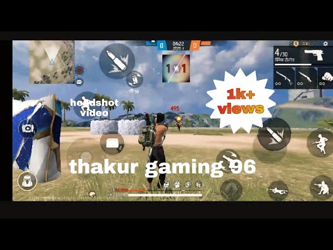 free fire new video 1v1 grandmaster playr give me 1v1 challenge op ...