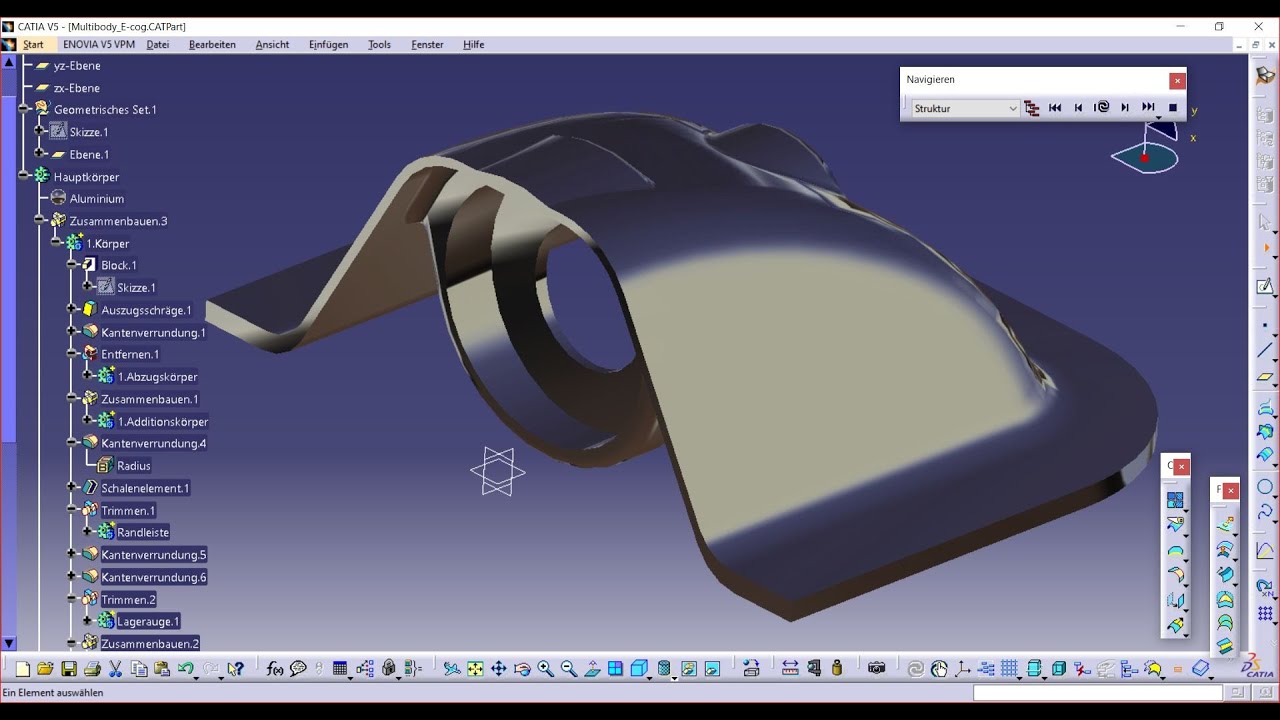 Multibody Design with Catia v5 - YouTube