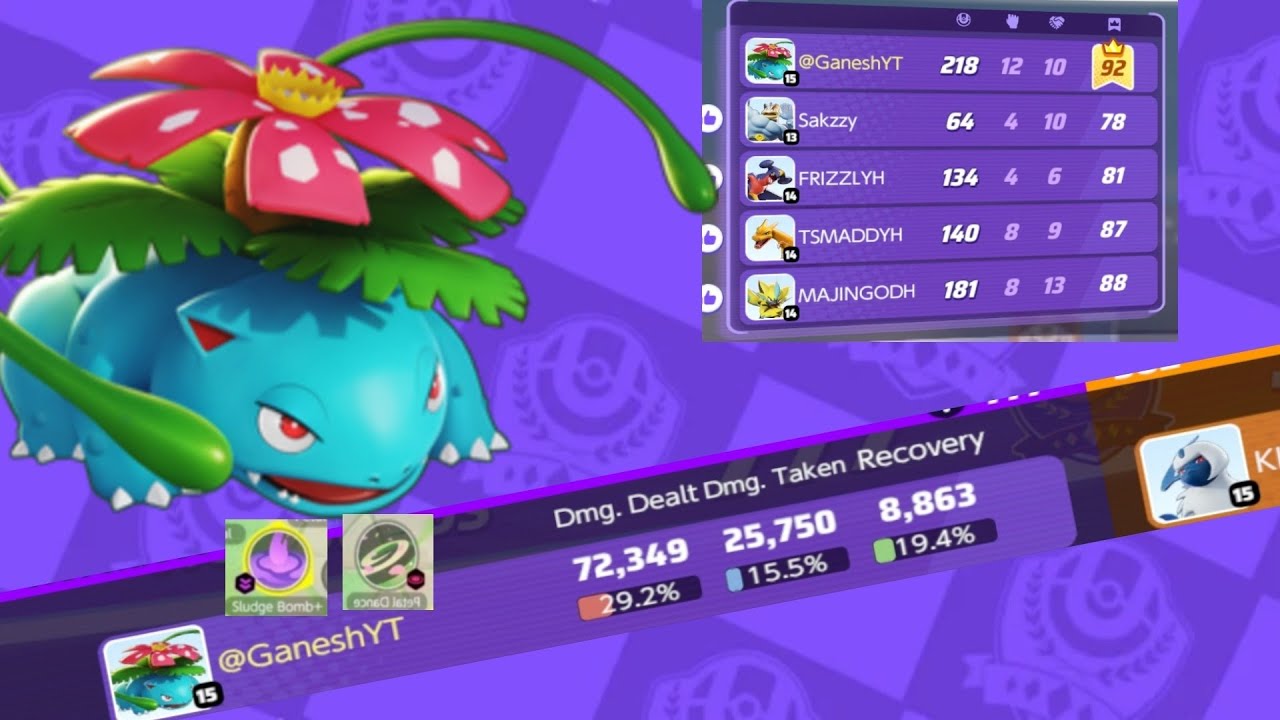 72K+ DAMAGE || BULBASAUR BEST ATTACKAR BUILD AND ABILITY | POKEMON ...