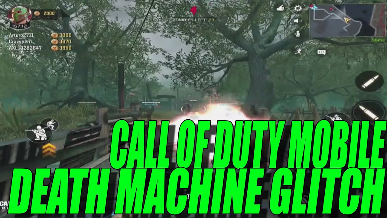 COD MOBILE ZOMBIES UNLIMITED DEATH MACHINE GLITCH "UNLIMITED DEATH ...